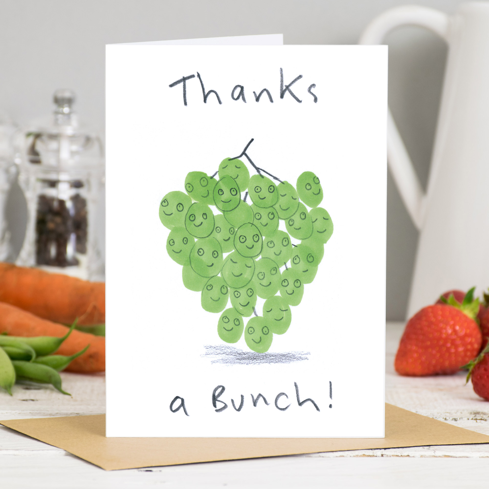 Thanks A Bunch Card - Jo Clark Design