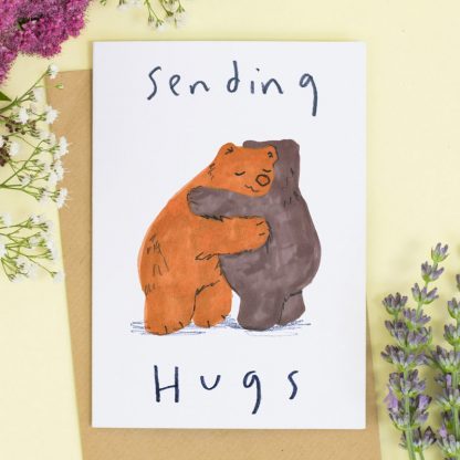 Sending Bear Hugs greetings card