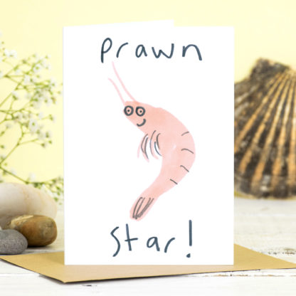 Prawn Star Card - Jo Clark Design