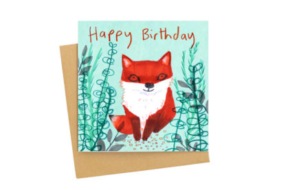 Happy Birthday Red Fox - Jo Clark Design