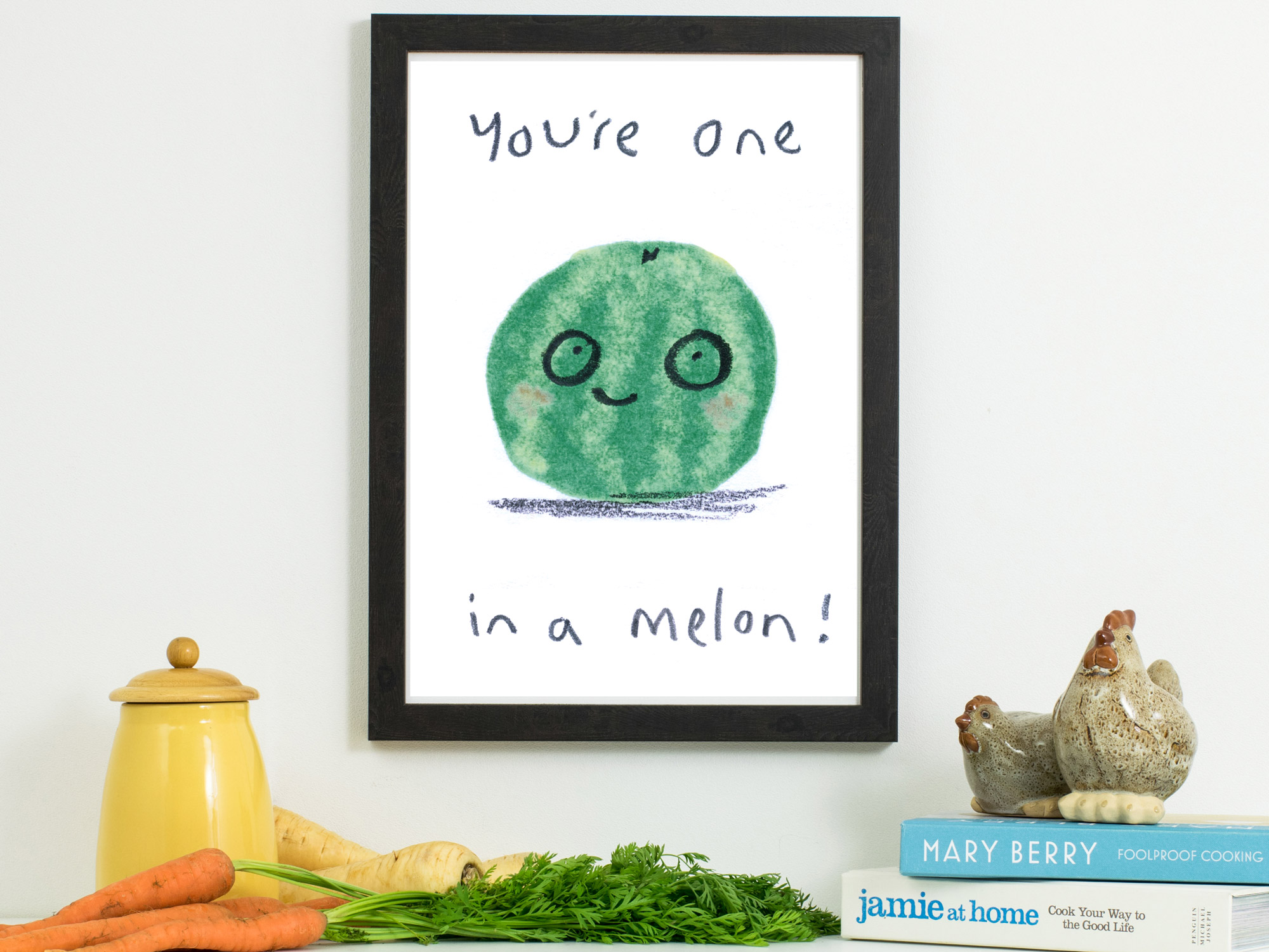 You're One In A Melon Print - Jo Clark Design