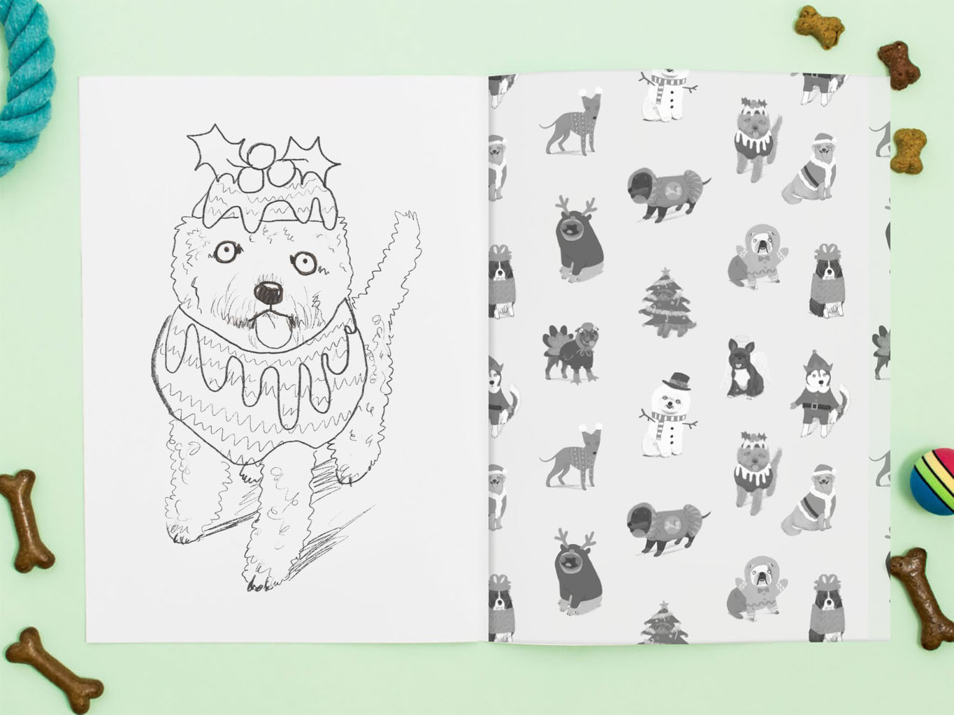Dogs And Cats Pack Of Four Colouring Booklets - Jo Clark Design