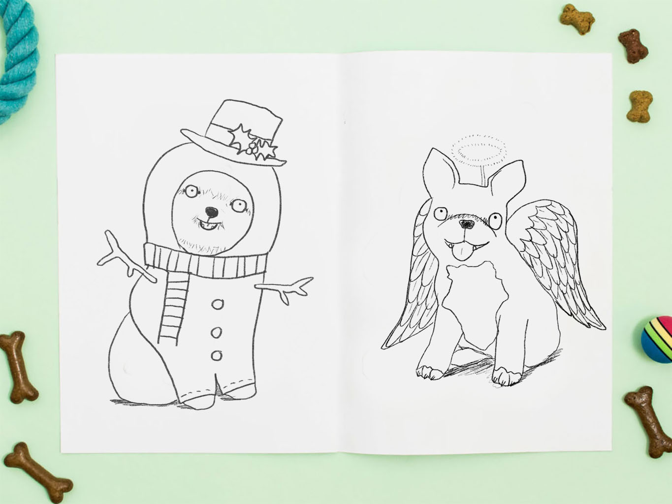 Dogs And Cats Pack Of Four Colouring Booklets - Jo Clark Design